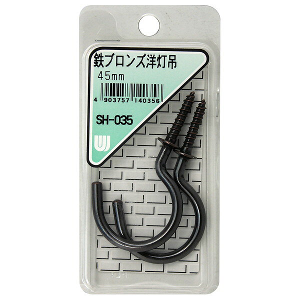 商品説明★ 木部用、木部にネジ込んで取付ける金具です。堅い木の場合はキリで下穴をあけてネジ込んで下さい。★ 用途小物などを吊るすのに最適です。[注意事項]※木部用の為木部以外にご使用になられません。※石膏ボード、ALC、軽天ボード、薄いベニ...