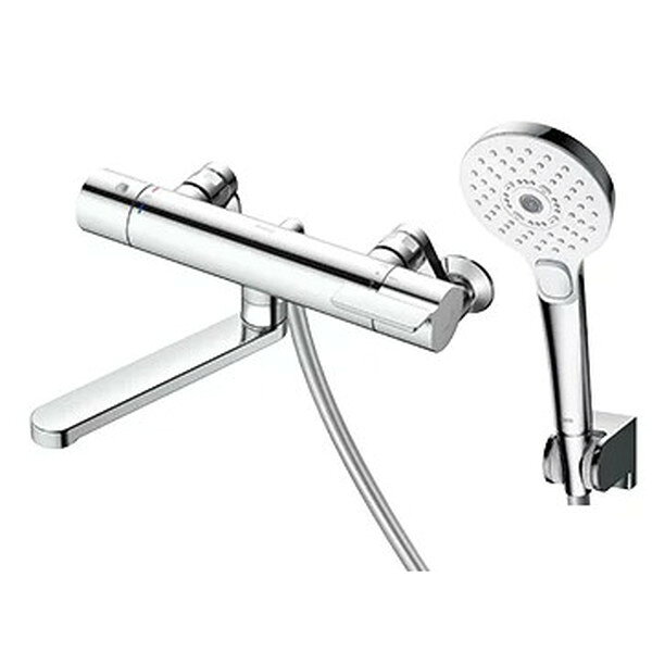 商品説明★ コンテンポラリ調のシンプルなデザインが特徴の浴室用シャワー用水栓金具スペック* シャワーヘッド：コンフォートウエーブ3モード めっき* スパウト長さ：170mm* 寒冷地用：○* シャワーヘッド：径φ110mm* 本体・ホース接...