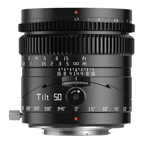 商品説明★ 銘匠光学(めいしょうこうがく)TTArtisan(ティーティーアーティザン)Tilt 50mm f/1.4は、ティルト・回転機構を採用したフルサイズ対応の大口径標準レンズです。奥行きのある被写体に対して幅広くピントを合わせたり、...