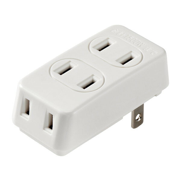 商品説明★ 1つのコンセントから3方向に電源を分配することができます。スペック* 定格:125V 15A* 定格電力:合計1500Wまで* 口数:3個口