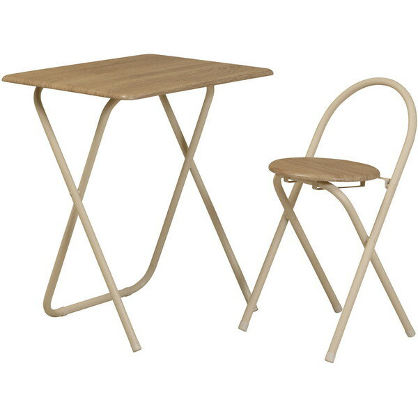 商品説明★ 折りたたみ可能テーブルとチェアは簡単に折りたたむことができるので、収納も楽々。★ シンプルデザインお部屋に合わせやすいシンプルでナチュラルモダンスタイル。スペック* サイズ…・テーブル:W600×D500×H685mm・テーブル...