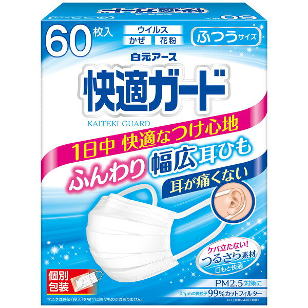 ご注文前にご確認ください※ 商品パッケージや仕様につきまして、予告なく変更されることがございます。商品説明★ 耳が痛くならない幅広な耳ゴムと肌触りが良く1日中着用してもケバ立たない口もとつるさら素材を使用。★ 0.1?の微粒子99%カットフ...