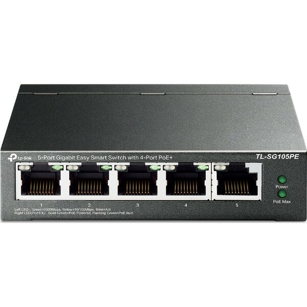 商品説明★ 10/100/1000 Mbps RJ45ポート×5内4ポートはPoE+対応で、IEEE 802.3af/at準拠のPDにLANケーブル1本で電力とデータを同時に供給全PoEポート合計65W供給可能★ ネットワークのモニタリング...