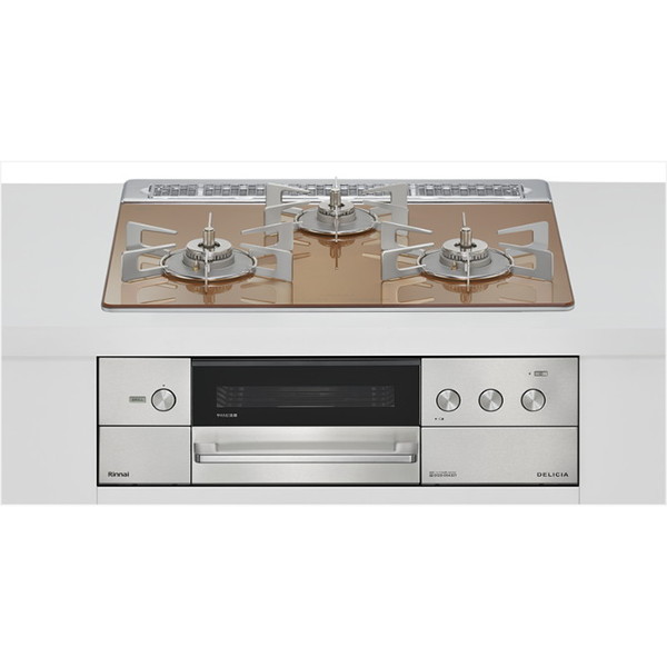 ご注文前にご確認ください※ 必ずガス種（プロパンガス・都市ガス）をご確認下さい。商品説明★ コンロを美しく、料理をもっとおいしく「DELICIA」洗練されたデザイン。こだわり抜かれた使いやすさ。料理の可能性を広げる多彩な調理器具。「+R R...
