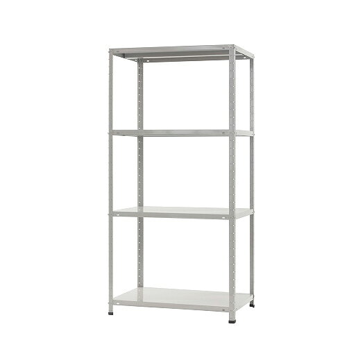 商品説明★ ワンボルトタイプで組立簡単です。★ 耐荷重150kg（但し天板は除く）と丈夫で使いやすいラックです。★ 独自の固定方法により横揺れに強い。★ 重量物の収納にも対応でします。★ 従来のスチール棚に比べて約半分以下の組立時間。★ 出...