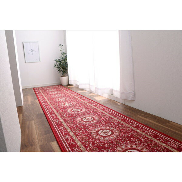 商品説明★ エレガントな廊下敷きマットです。★ 表地には撥水加工を施しておりますので、汚れにくくお手入れも簡単です。★ 表地のパイル部分にはナイロンを使用しています。ナイロンは強度や摩耗に強く、速乾性があり、また遊び毛も出にくいなどの特徴が...