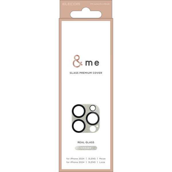 商品説明★ もっと、自分だけの「好き」を選びたい。そんな想いに応えるアクセサリーで、お気に入りの毎日を。スマートデバイスと私をつなぐ、&meです。★ 端末のカメラレンズ周りを傷や汚れから守る、リアルガラスを採用したカメラ保護カバーです。★ ...