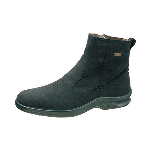 商品説明★ ゆったり幅広4Eサイズの、男性向けファスナー付きショートブーツ。シンプルなデザインなので、様々なシーンにお履きいただけます。積雪路面でも滑りにくいソールを採用。また、雨や雪の日も快適なゴアテックスファブリクスを採用しています。天...