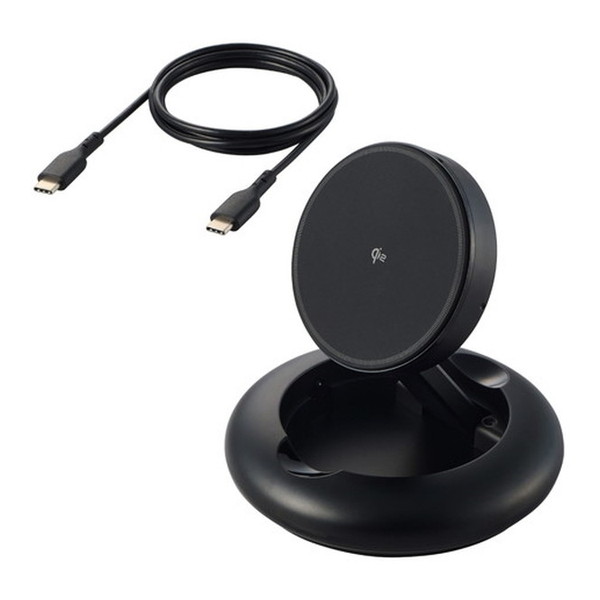 商品説明★ マグネットで固定するだけでQi2対応スマートフォンを高速充電できる、Qi2規格ワイヤレス充電スタンドです。最大出力15WでiPhoneを充電できます。※充電対応機種はメーカーサイトの対応表をご確認ください。★ WPC(ワイヤレス...