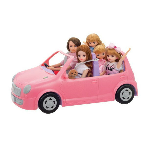 商品説明★ リカちゃんの家族を乗せていろんな場所にドライブにいけます。★ トランクに荷物を乗せられます。★ 前の座席には、シートベルトがついています。スペック* セット内容：車本体×1、かみこものシート×1、せんようシール×1