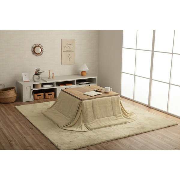 商品説明★ 極上の触り心地のフェイクファーシリーズ「ラピアス」でおうち時間が好きになるお気に入りの空間へ。★ 場所をとらない省スペースタイプのこたつ掛け布団です。★ 表地にはフィラメント糸でふわふわなフェイクファーを使用しています。フィラメ...