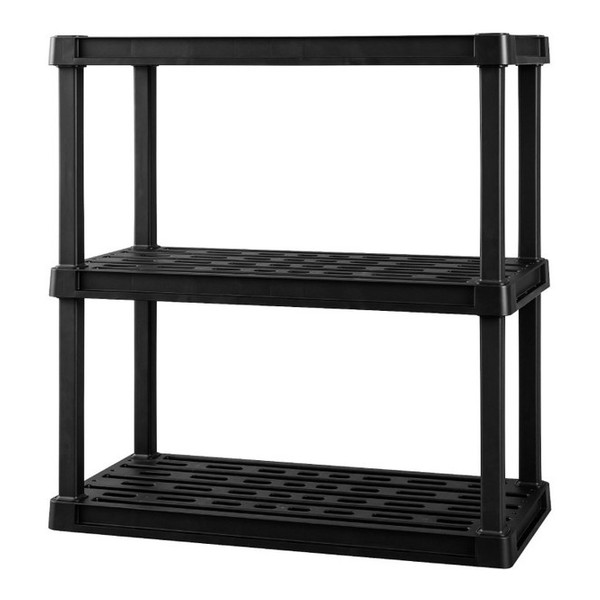 商品説明★ 工具が不要で、脚パーツを組み立てるだけで簡単に組み立てができるプラスチックラックです。★ 本体がプラスチック製なのでとても軽く、どこへでも持ち運びが簡単です。★ 金属と異なり、錆びる心配がないので倉庫やベランダなど屋外でも安心し...