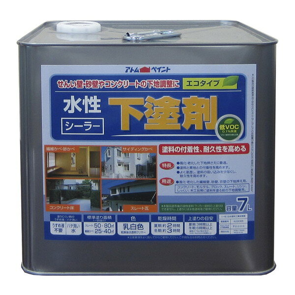 商品説明★ 風化した面の素地押さえや吸い込み止めに。★ 塗料の付着性、耐久性を高めます。★ 属性・仕上がり感・塗り回数・水性 / 1回塗り★ 用途・コンクリート、モルタル、スレート、ブロック、リシン、しっくい、繊維壁、砂壁、京壁、スレート瓦...
