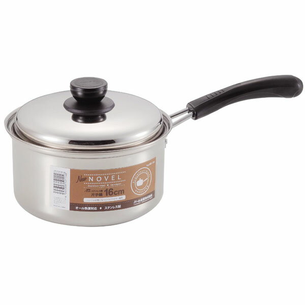 商品説明★ ガス火はもちろん、200VのIHクッキングヒーターやハロゲンヒーターなどオール熱源に対応★ 軽くて熱の伝わりが早いステンレス単層鍋スペック* サイズ(約)：全長330×幅175×高さ135mm* 本体重量(約)：450g* 材質...