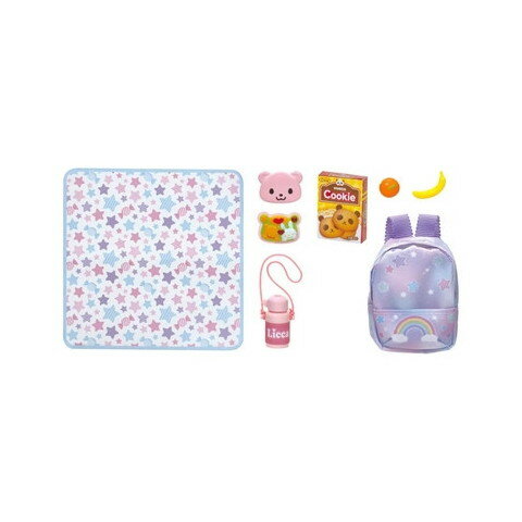 商品説明★ ゆめかわ色のかわいいリュックとお弁当、水筒、おかし、レジャーシートのついたピクニックセットです。★ くまちゃんのかわいいお弁当、水筒、お菓子に、ミカン、バナナ、などはリュックサックにしまえます。★ レジャーシートにお弁当を広げて...