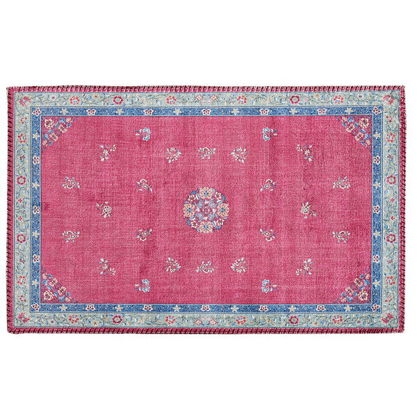 商品説明★ どこか東洋を感じさせるような花柄の絨毯風デザイン。その細やかなデザインを、転写プリントで美しく表現したなめらかフランネルマット。短毛でやわらかく、お手入れも簡単!汚れても手洗いできるからいつも清潔に使えて安心。裏面はズレにくいよ...