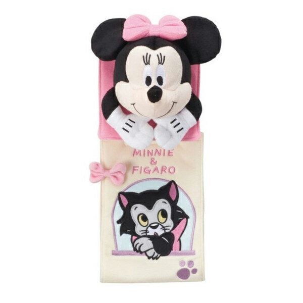 商品説明★ 可愛いミニーのマスコット付きのペーパーホルダーです。スペック* サイズ:約H22×W15cm* 素材:ポリエステル100%