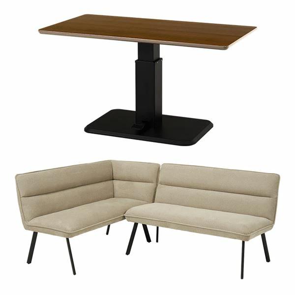 商品説明★ 「くつろぐ」「食事する」を1台でかなえ、リビングダイニングをゆとりのある空間に。★ テーブルは体格や好みに合わせて天板高さを無段階で昇降できます。スペック* サイズ…・テーブル:(約)幅115×奥行60×高さ54.5〜70.5c...