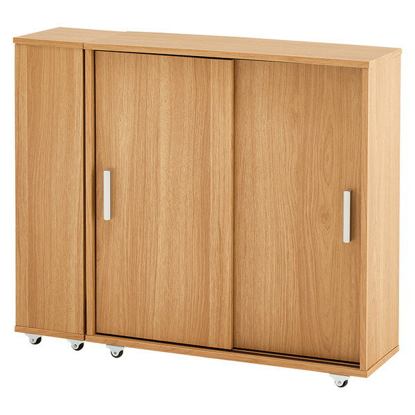 商品説明★ 引き戸タイプなので省スペースなのに、大きめのペーパーロールも入る収納力。★ お掃除ブラシが収納できるサイドラックとキャスター付きスペック* サイズ:(約)幅74×奥行19.5×高さ63cm* 主材:プリント紙化粧パーティクルボー...