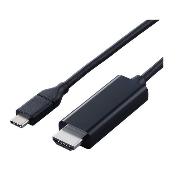 商品説明★ HDMI(R)ポート搭載のディスプレイなどに映像を出力できる変換ケーブルです。USB Type-C(TM)ポート搭載パソコンなどの映像信号を、HDMIポート搭載ディスプレイなどに映像を出力することができ、画面複製と画面拡張に対応...