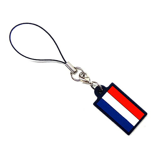 国旗をモチーフにした Bandiera（バンディエラ）ブランドのチャームストラップ。 オランダ国旗のデザインです。 裏側は『Bandiera』ロゴ。 チャームは取り外してジッパーチャームにもなります。 サイズ：30mm x 18mm (チャ...