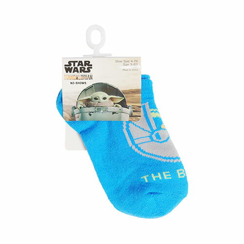 スター・ウォーズのキッズ用靴下です。 アメリカから輸入のアンクルソックス。 マンダロリアンのベビーヨーダがかわいいです。 ●サイズ：5-6 1/2 ●Shoe Size : 4 - 7 1/2 ●素材：ポリエステル98%、スパンデックス2%...