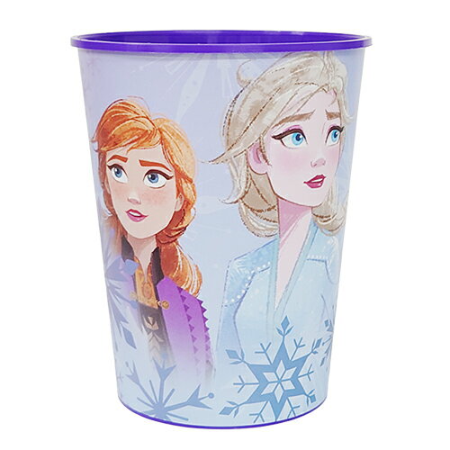 アナと雪の女王2のプラスチックカップは、アナとエルサが描かれたとってもかわいいデザインです。 軽量で持ちやすく、パーティーや普段使いにぴったり！ BPAフリーなので安心して使えます。 アメリカからの輸入品です。 ■サイズ：約H11.5×直径...