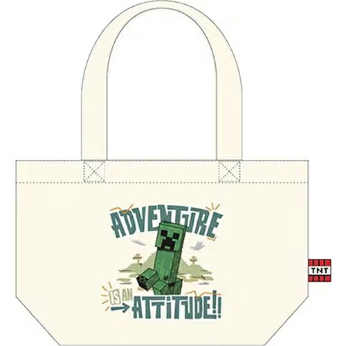 マインクラフトのミニトートです。 便利な内ポケット付き。 ちょっとしたお出かけにとっても便利なミニトートです♪ マチもあるので、お弁当入れにしても◎ ●サイズ：約H190×W300×D100mm（持ち手含まず） 持ち手長さ：約370 (mm...
