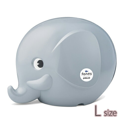 Palaset社製 フィンランド生まれの Fantti エレファント バンク です。 Lサイズの2025年新カラーのグレー。 まるっこいゾウさんのフォルムとくりくりした目がとってもかわいいです。 色のバリエーションも多いので、並べても楽しめ...
