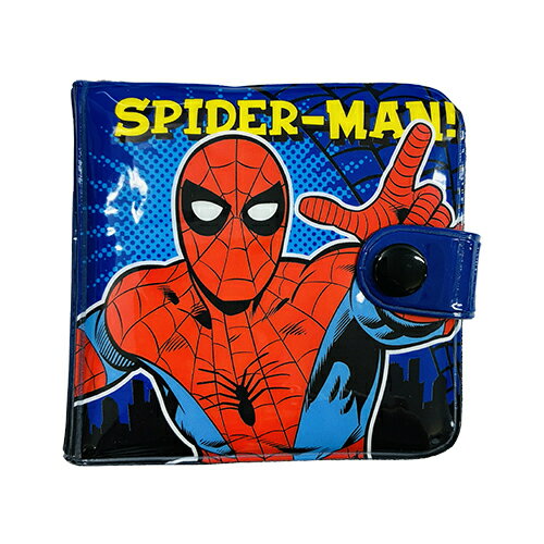 スパイダーマンのお財布です。 裏面にはアベンジャーズの仲間たちも描かれていますよ！ 札入れ1か所、カードスロット2か所、カード入れ4枚、コイン入れ1か所。 お子様のはじめてのお財布にもおすすめです♪ ●サイズ：約タテ9×ヨコ9.5×厚さ1....