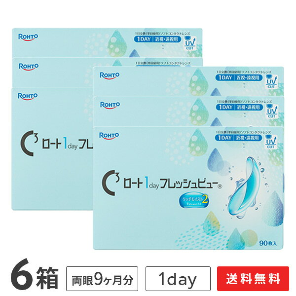 ロート1dayフレッシュビュー® リッチモイスト2／90枚入り 製品名 ワンデー フレッシュビュー N レンズタイプ 1日使い捨て 入数 1箱90枚入り BC（ベースカーブ） 8.6mm DIA（レンズ直径） 14.2mm 含水率 58% ...