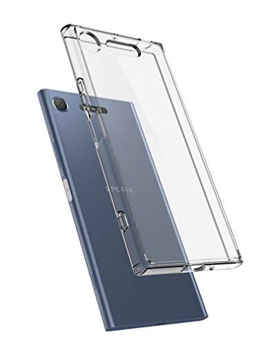 【対応機種】 ドコモ Xperia XZ1 SO-01K / au Xperia XZ1 SOV36 5.2インチ 適用 TPU クリアケース。【専用サイズ】 エクスペリア XZ1本体より作り、ケースを装着したまま、各ボタンが楽に押せる、写...