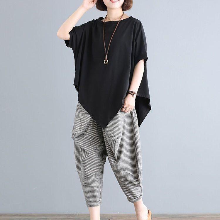 ・カテゴリ: 休闲セット・スタイル: カジュアル・主な素材: ポリエステル30-50%・柄: 無地・パンツ丈: 9分丈・デザイン要素: ポケット・縫製: パッチワーク・袖丈: 3分袖・袖型: 通常袖・カラー展開: ホワイト、ブラック、ブラウ...