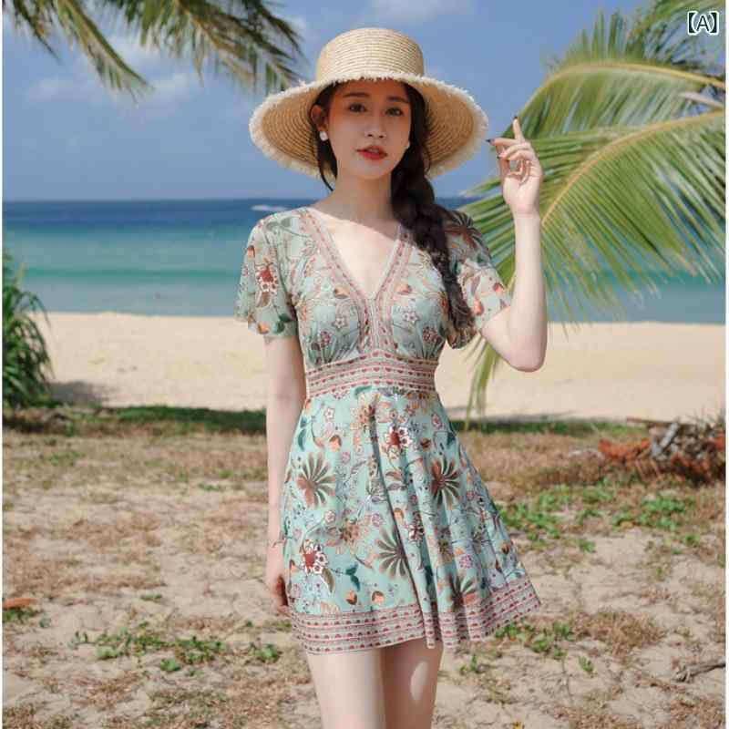 ・カテゴリ: 連体泳衣・スタイル: 高腰、性感、露背、小清新、保守・柄: 碎花、耐穿・性別: 女性・対象年齢: 成人・主な素材: ポリエステル82%・裏地: 化繊混紡、ポリエステル98%・重量: 300g・袖丈: 無袖・使用シーン: 游泳・...