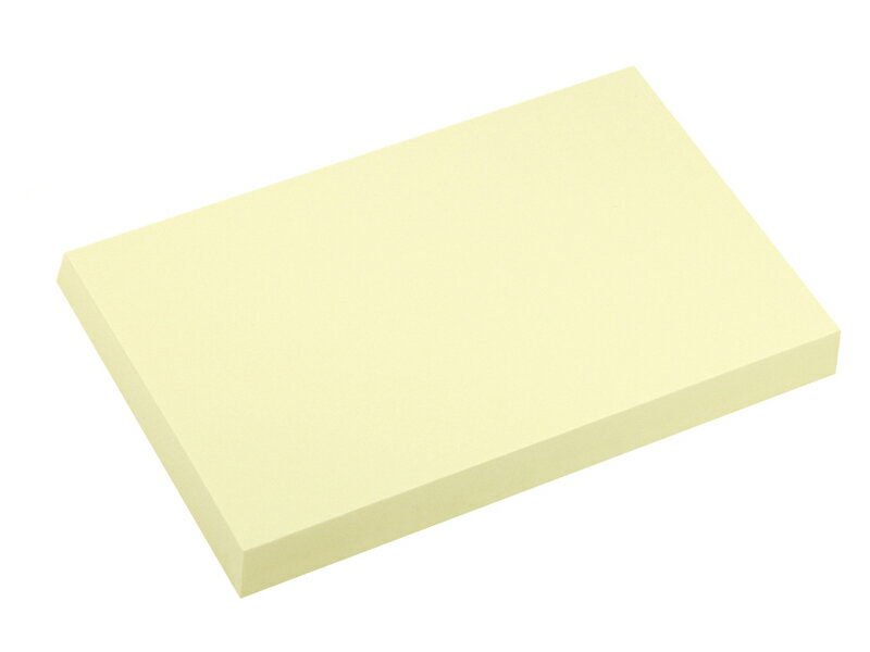 商品情報サイズ50x75mmシート数：100枚カラーパステルイエロー材質紙パッケージ：PP袋info notes ドイツのふせん 【イエローノーツ　50x75mm】(パステルイエロー)　プリントインフォームジャパン ドイツ生まれのゼロフォル...