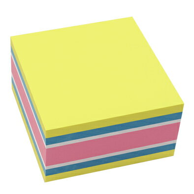 商品情報サイズ75x75mmシート数：450枚カラーブリリアントイエロー、ブリリアントブルー、ブリリアントピンク、ホワイト材質紙パッケージ：PP袋info notes　ドイツのふせん　強粘着　【インフォノーツ　ブルーラベル　ブリリアントキュ...