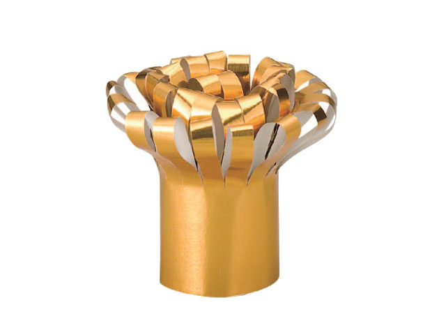 チキンを彩るチャップ。インスタ映えしそうなゴールド色。直径：26mm材質：紙+アルミ商品コード00347666関連商品(バラ)チャップ 金チャップ26φ 100点・注意事項：モニターの発色によって色が異なって見える場合がございます。・領収書...