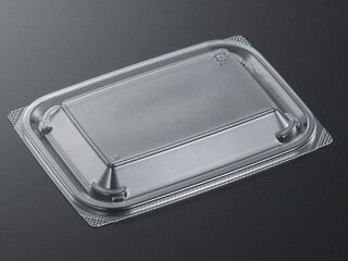 カチッとはまる嵌合(かんごう)タイプ。蓋のみです。※本体は別売り。サイズ：180×130×20mm／材質：A-PET／重量：9g商品コード00379425メーカー名中央化学重量9.00g電子レンジ不可種別蓋のみ対応付属品（別売）惣菜容器 C...