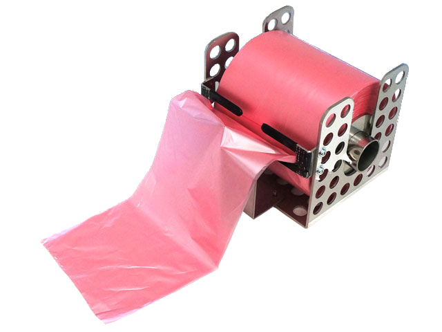 1巻200枚。コンパクトなのに大容量。広げると白菜1束が丸ごと入る余裕の大きさ。専用什器を使用すれば場所を取りません。4色を用意しており売場の色分けも可能です。※ガゼットタイプのため、広げますと実際の高さが変わります。サイズ：360×500...