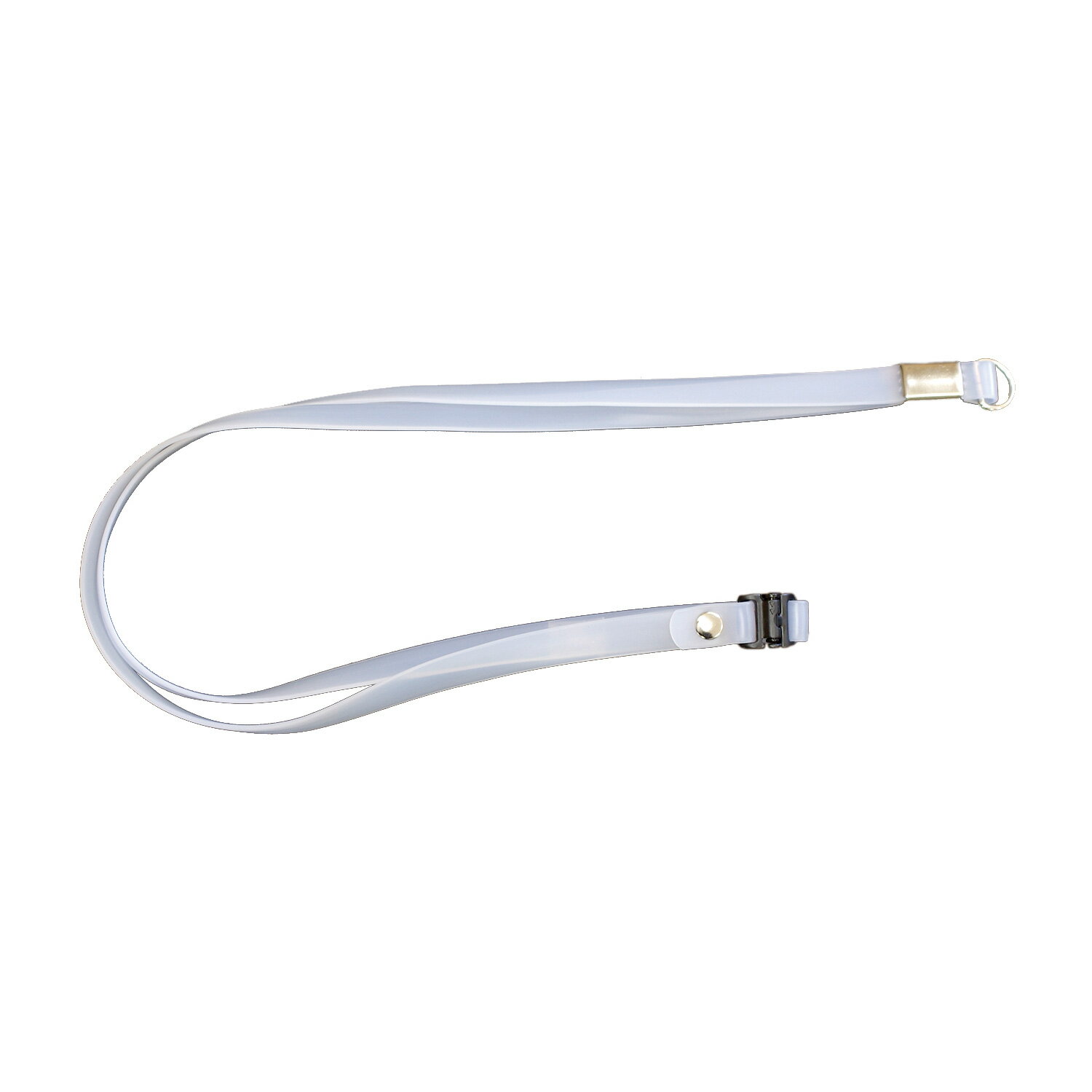 清潔・防水・防臭に優れた抗菌性PVC使用のネックストラップ。取り付け用Wリング付属。サイズ：450×10×1.5mm材質：抗菌性PVC色：クリア商品コード00340679メーカー名サンフラワー関連商品(バラ)ネックストラップ スケルトンクリ...