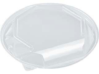 APデリ八角シリーズの蓋です。汁漏れしにくい内かん合タイプ。サーマルラベル対応。※本体は別売り。サイズ：153×153×22mm／材質：エコAPET／重量：6.7g商品コード00258447メーカー名エフピコ重量6.70g電子レンジ不可種別...