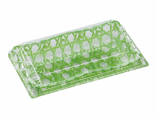 フォルムが美しい嵌合折蓋容器。カチッとはまる側面かん合タイプ。スッキリした蓋天板に特徴ある本体形状。蓋ポイントストッパー付きで安心して積み重ねられます。※サイズ表記は、蓋を閉じたときの外寸です。高さは、本体＋蓋の合計になります。サイズ：19...