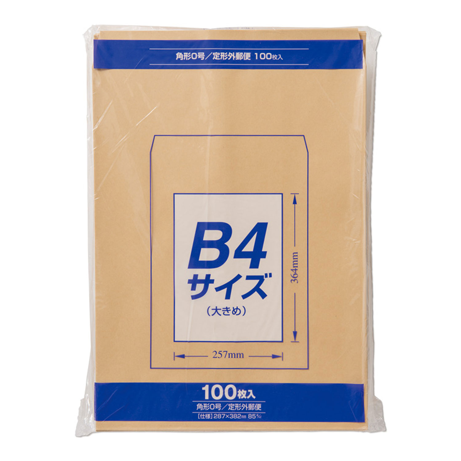 B4サイズ(ちょっと大きめ)に最適なクラフト封筒です。ビジネスにもパーソナルにもご利用いただける安心のスタンダードタイプ。郵便枠印刷なし。裏面センター貼り。100枚入。商品コード00204966メーカー名マルアイサイズ382×287mm、[...
