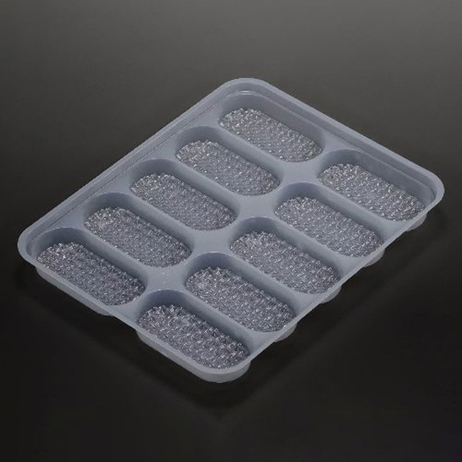 カキフライ等、冷凍食品を入れるのにピッタリのトレーです。サイズ：246×195×25mm／材質：PSN／重量：12.36g/色：乳白商品コード00650220メーカー名廣川重量12.36g電子レンジ不可種別本体のみ関連商品(ケース)カキフラ...