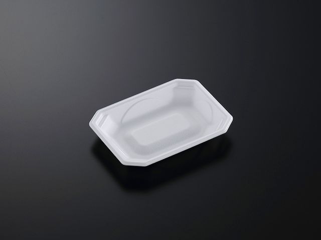惣菜トレー。上げ底とライン適性を両立。隙間ができて、陳列しやすく手に取りやすい隅切り形状です。サイズ：147×108×22mm／材質：PSP／重量：2g商品コード00304496メーカー名中央化学重量2.00g電子レンジ不可種別本体のみ関連...