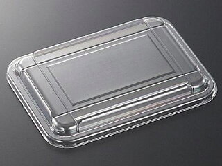 カチッとはまる嵌合(かんごう)タイプ。蓋のみです。※本体は別売り。サイズ：214×158×23mm／材質：OPS／重量：8g商品コード00376989メーカー名中央化学重量8.00g電子レンジ不可種別蓋のみ対応本体（別売）【800枚】CFキ...