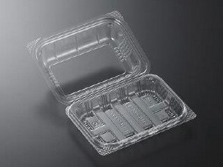 カチッとはまる嵌合(かんごう)タイプのフードパック。※サイズ高さは、本体＋蓋の合計になります。サイズ：[外寸(本体+蓋)]147×108×46mm、[本体高さ]23mm、[蓋高さ]23mm／材質：OPS商品コード00388792メーカー名中...