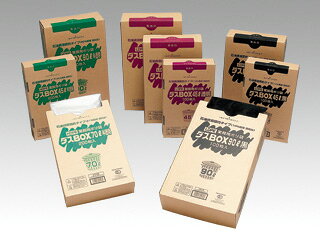 1枚ずつ簡単に取り出せる便利なBOX入です。非食品用ポリ袋です。材質：LDPE容量：45L商品コード00402291メーカー名福助工業関連商品(ケース)ダスBOX LDBOX25-45 黒 5点・注意事項：モニターの発色によって色が異なって...