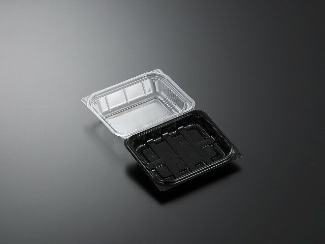 カチッとはまる嵌合(かんごう)タイプのフードパック。※サイズ高さは、本体＋蓋の合計になります。サイズ：[外寸(本体+蓋)]147×118×46mm、[本体高さ]23mm、[蓋高さ]23mm／材質：OPS商品コード00467692メーカー名中...