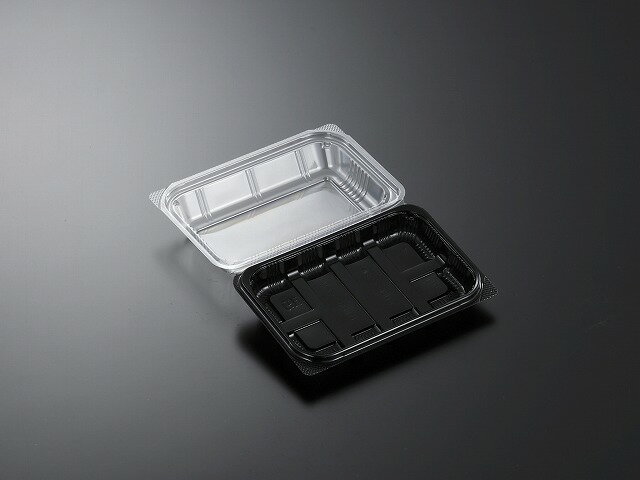 カチッとはまる嵌合(かんごう)タイプのフードパック。※サイズ高さは、本体＋蓋の合計になります。サイズ：[外寸(本体+蓋)]177×118×46mm、[本体高さ]23mm、[蓋高さ]23mm／材質：OPS商品コード00467699メーカー名中...